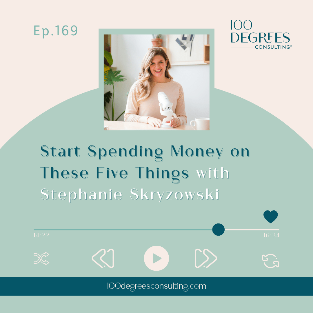 Start Spending Money on These Five Things | 100 Degrees Consulting